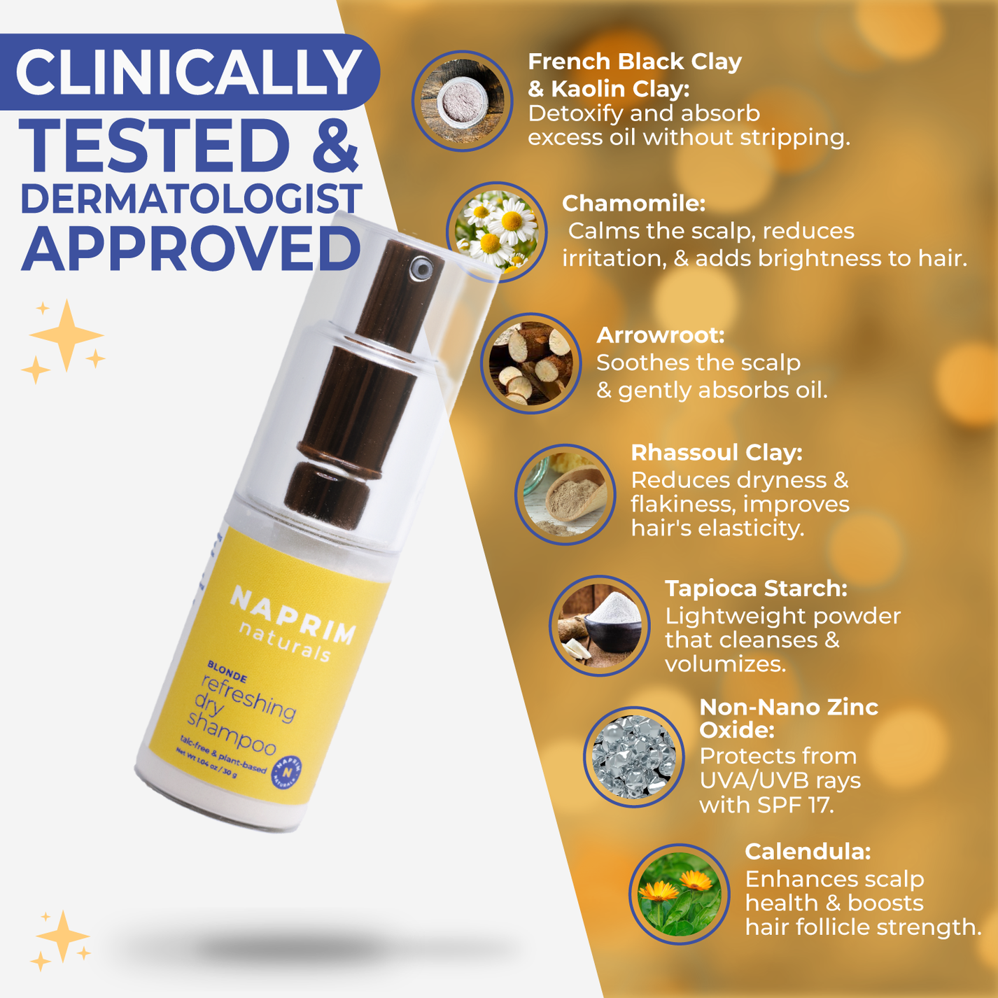 Refreshing Dry Shampoo (Blonde) – NAPRIM Naturals